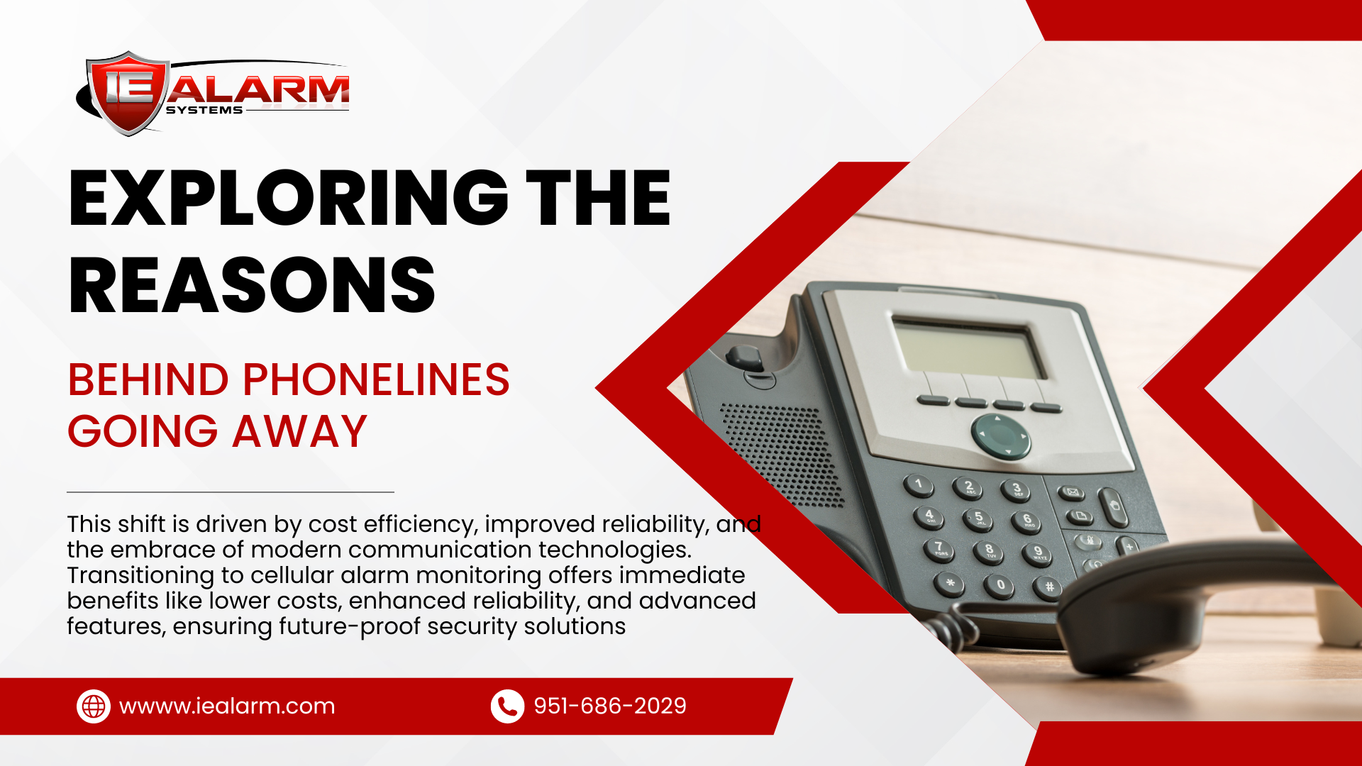 Why Phonelines Are Going Away - IE Alarm Systems